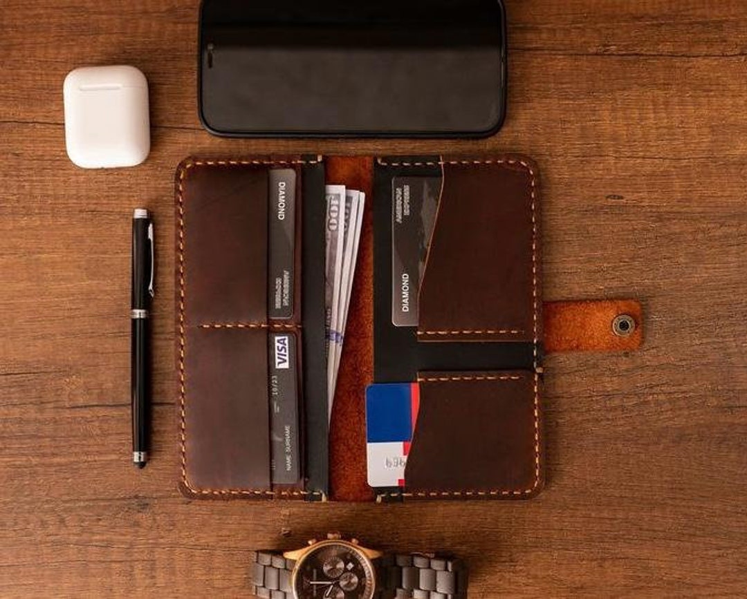 The Legendary Checkbook Cover, Leather Checkbook Holder With Secure ...