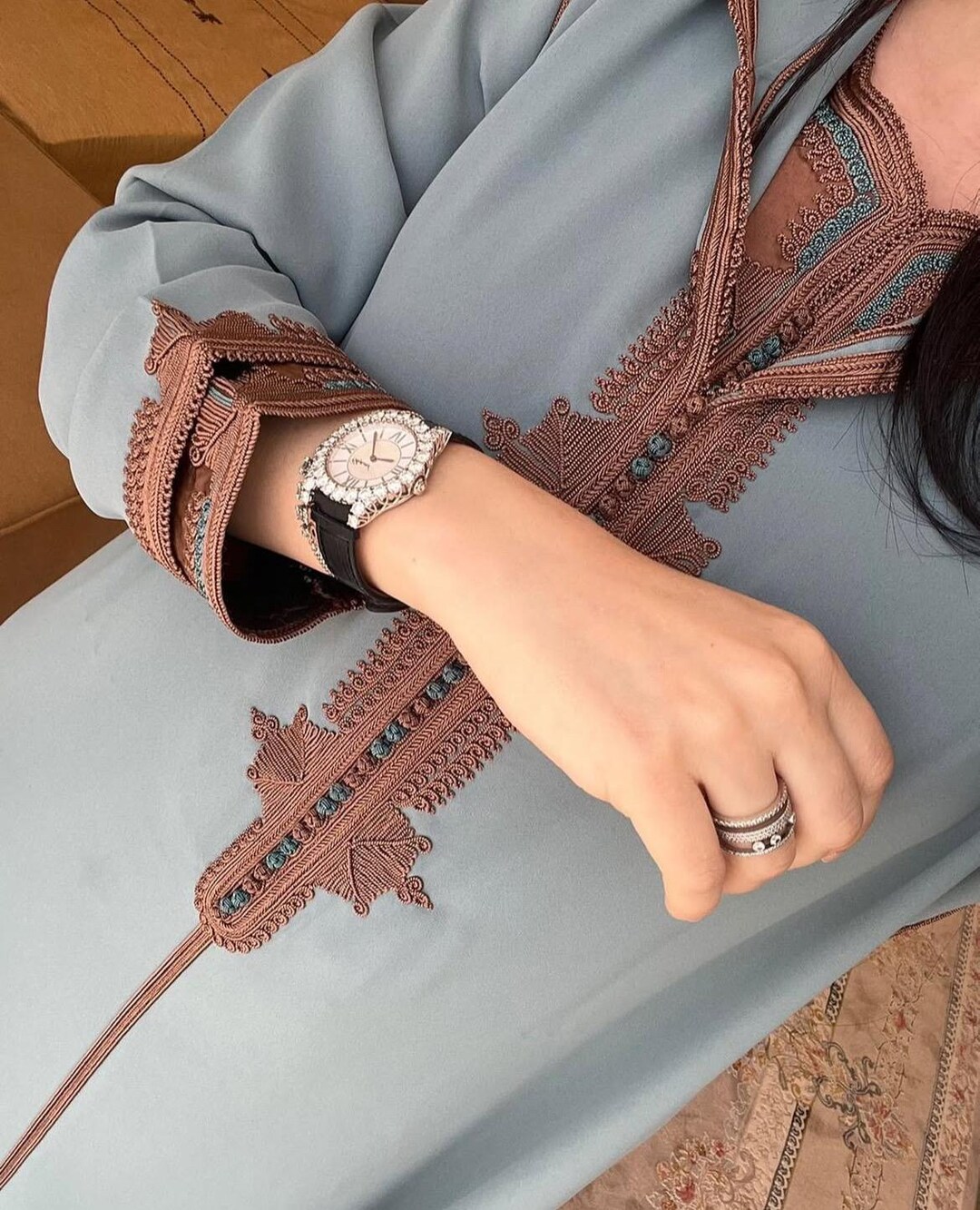 Moroccan Jlaba 2 Piece for Women | Handmade Djellaba | Traditional ...