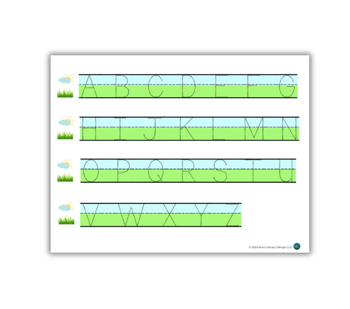 Traceable Handwriting Practice Sheets: Teachers, Science of Reading ...