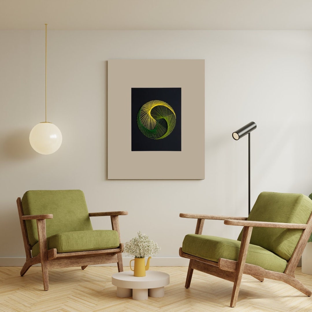 String Wall Art, Thread Wall Art, Wall Decor, String Wall Decor, Thread ...