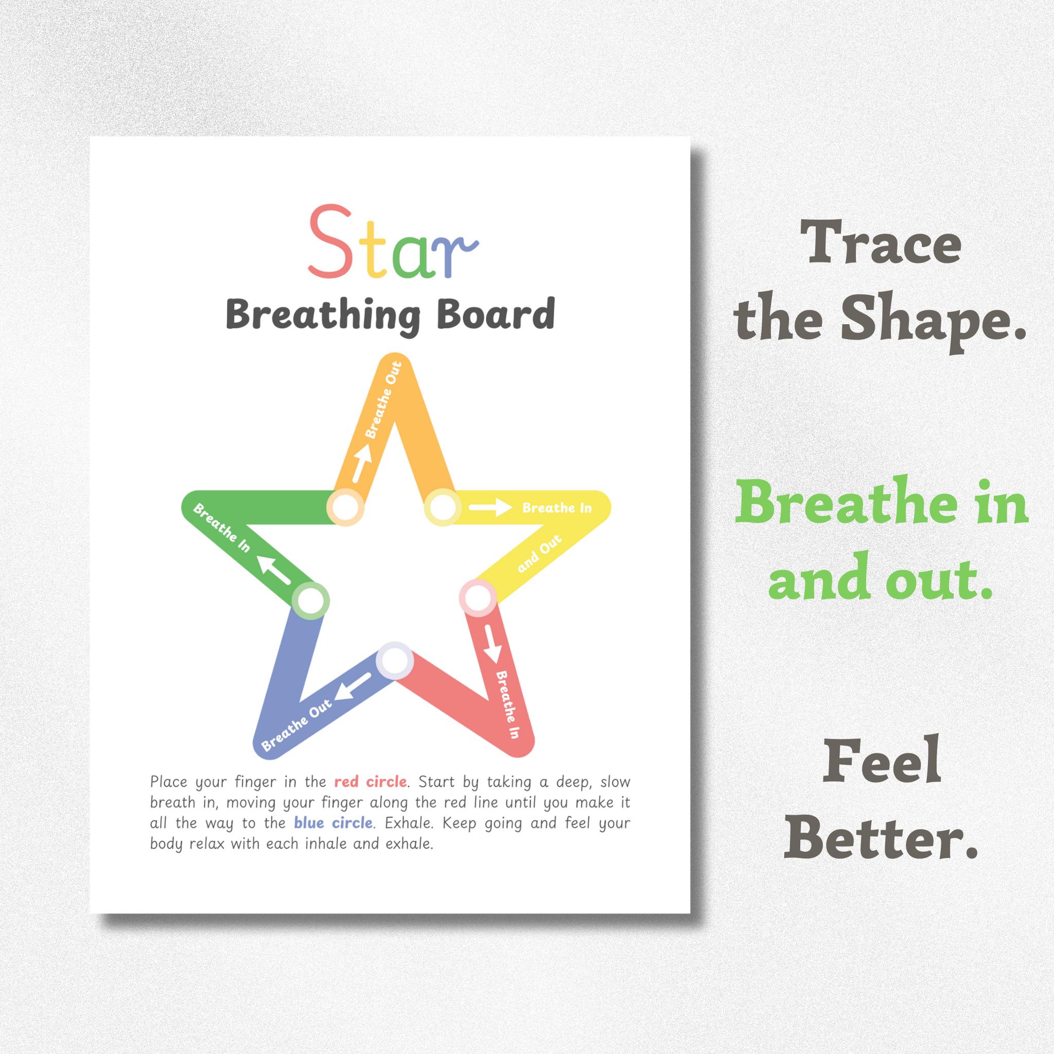 Rainbow Breathing, Calming Corner Breathing Exercises for Kids and ...