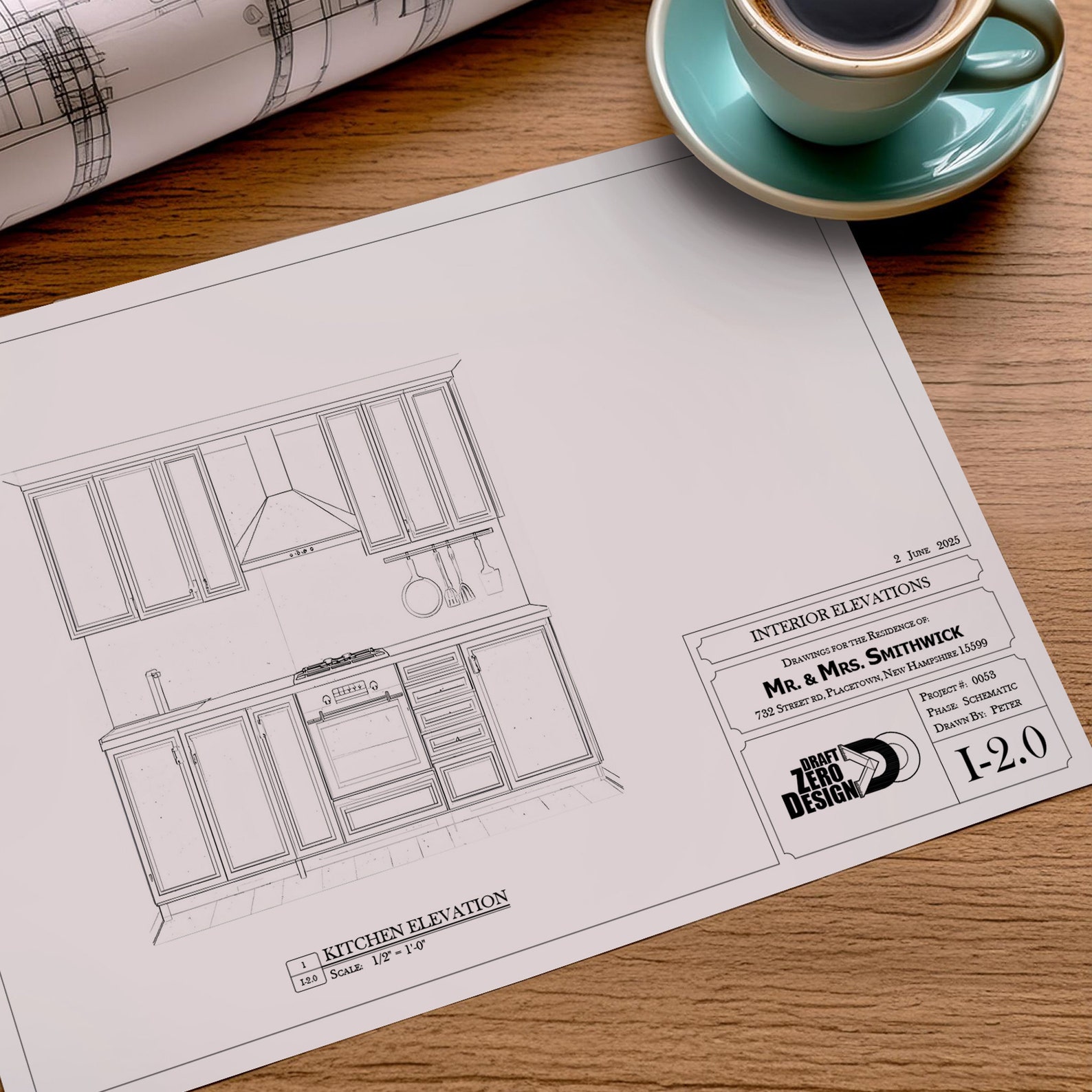 Architectural Title Block Template, Classic Corner Style | Autocad ...