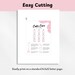 Cake Care and Cutting Guide Printable, 5x7 Bakery Instruction Card PDF ...