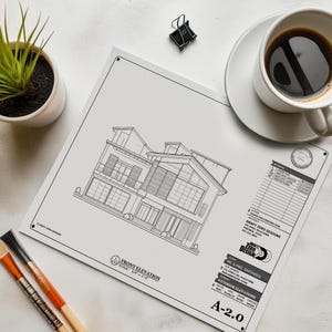 Architecture CAD Title Block Templates | Ansi and Arch Sizes for ...