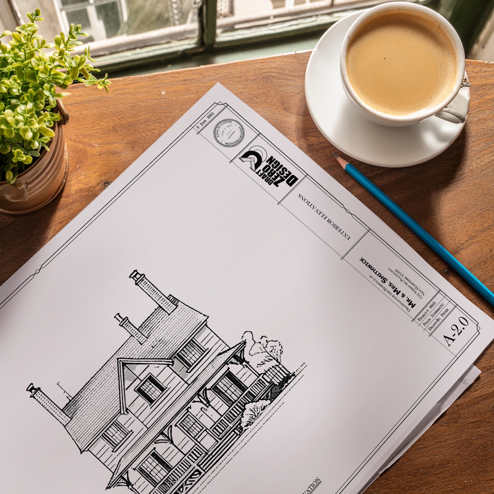 Title Block CAD Template for Interior Designers and Architects ...