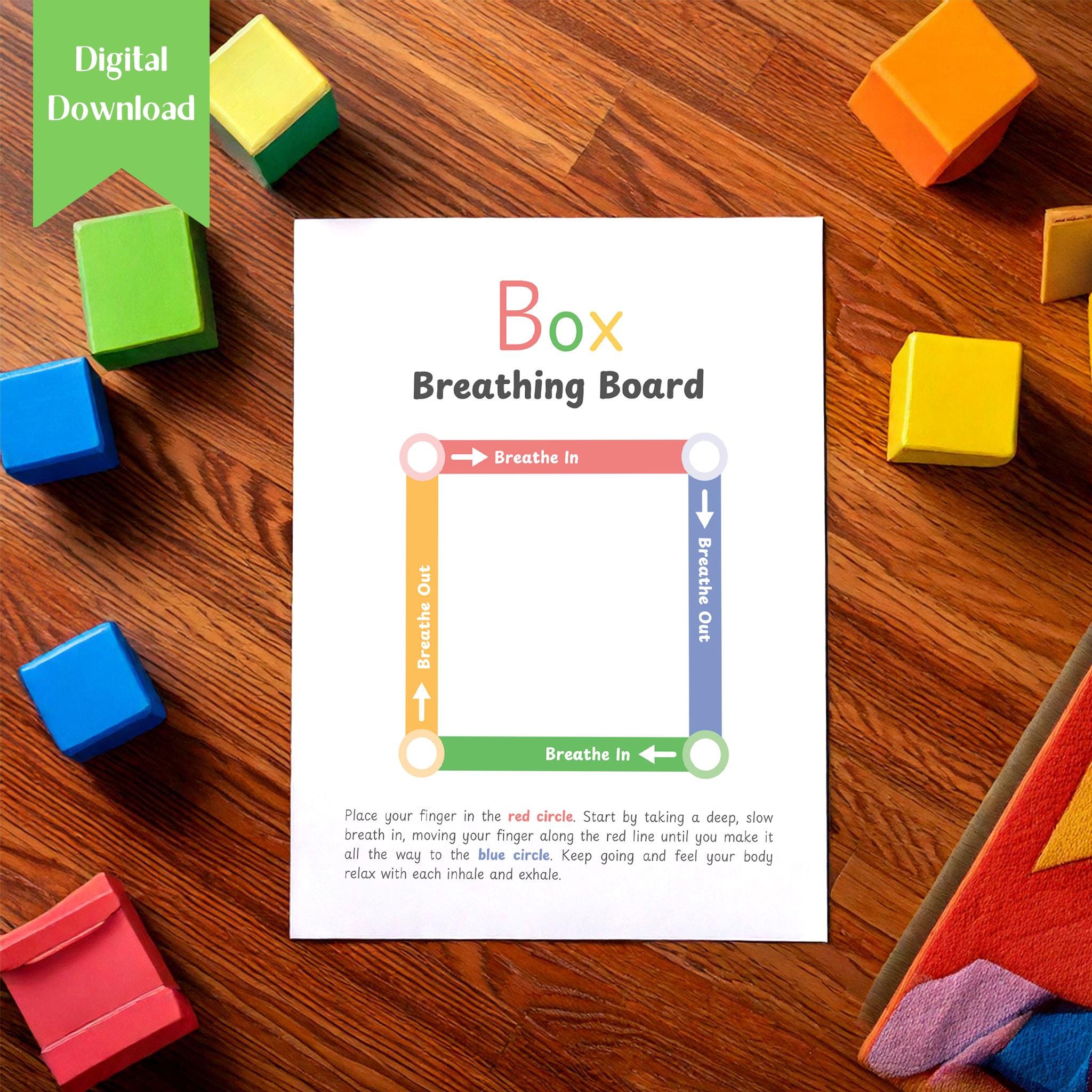 Rainbow Breathing, Calming Corner Breathing Exercises for Kids and ...