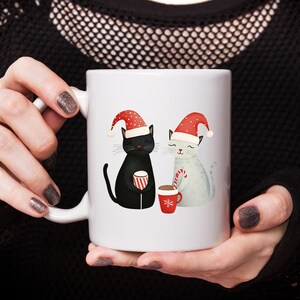 Christmas Cats Cocoa Art Print, Holiday Decor (digital Download) - Etsy