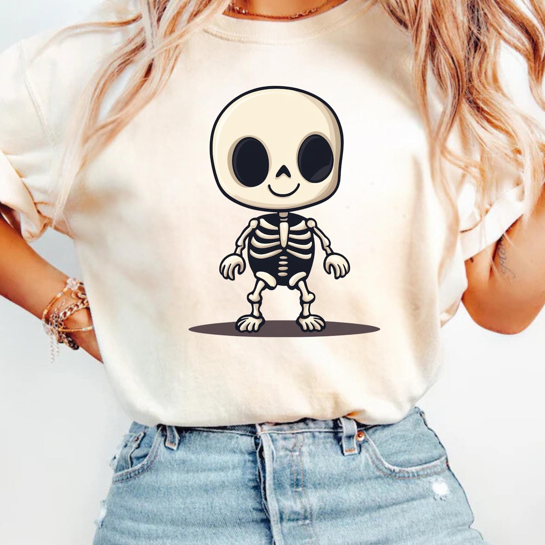 Cute Skeleton Png, Funny Halloween Skeleton Png, Spooky Cute Png ...