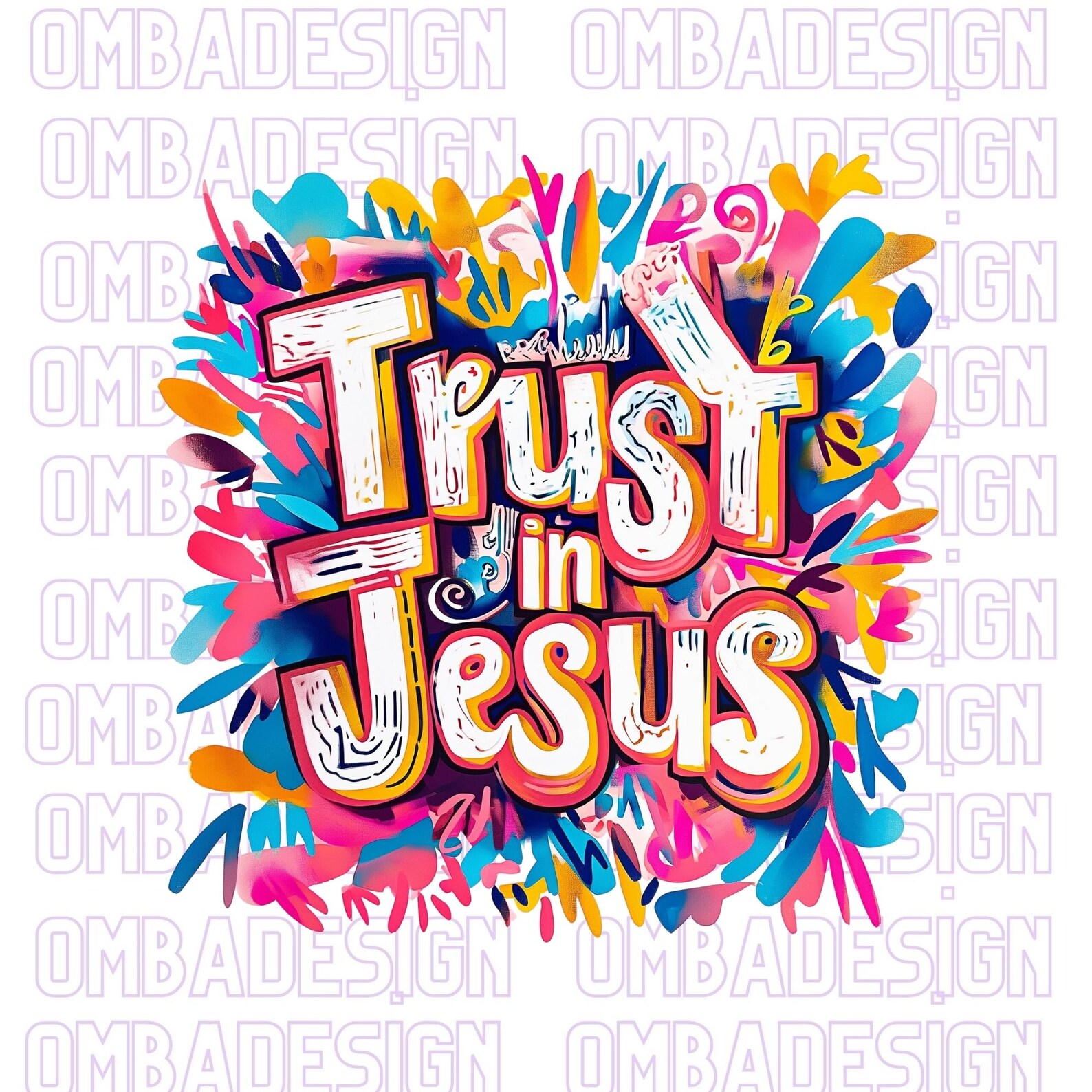 Trust in Jesus T-shirt Faith-inspired Christian Apparel PNG trwst My ...