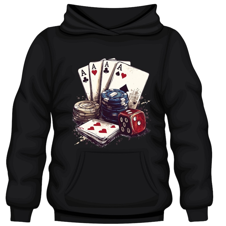 Funny Poker T-shirt: Retro Casino Design (digital Download) - Etsy