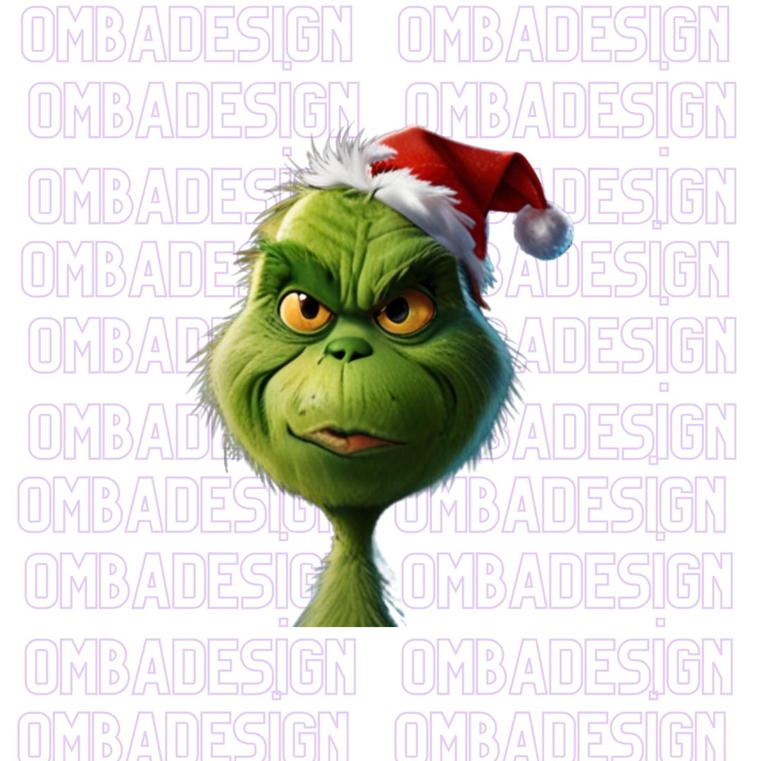 Grinch Christmas PNG – Sublimate Design (digital Download) - Etsy