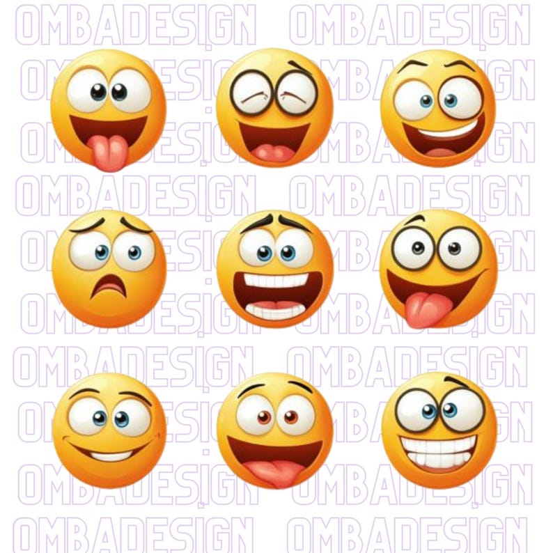 Trendy Emoji Shirt Design Fun, Unique, and Stylish Graphic Tee for ...
