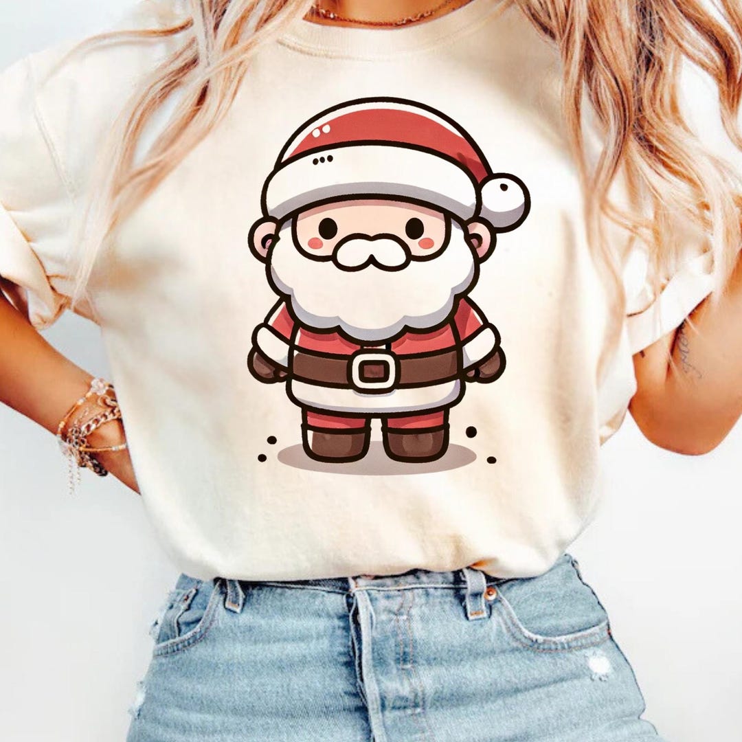 Cute Santa Claus Design, Christmas PNG, Digital Print - Etsy