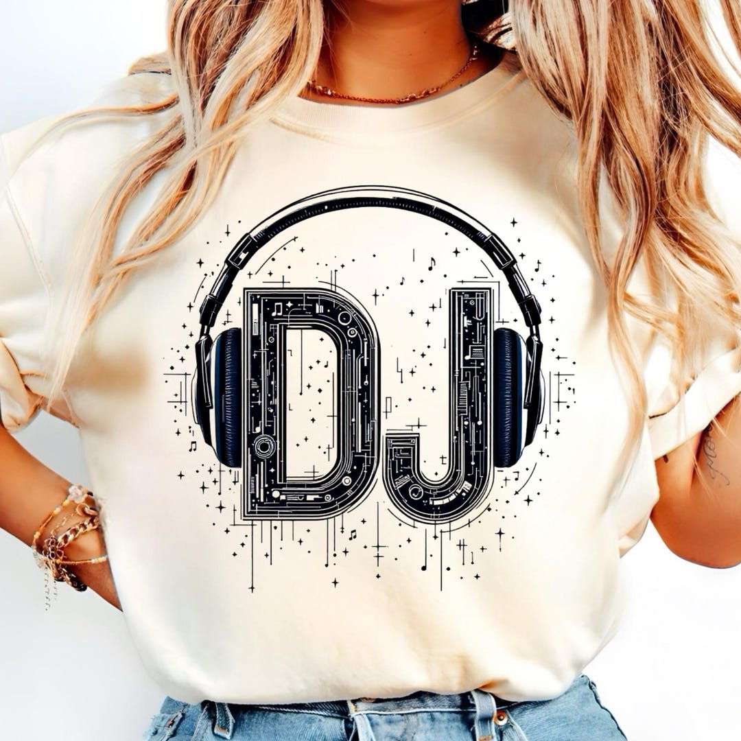 Retro Party Shirt, Coquette DJ Png, Music Circuit Design, Dj Digital ...