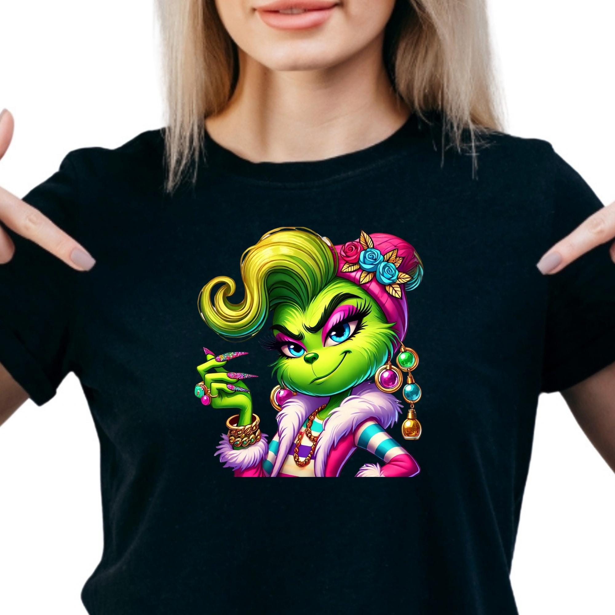 Grinch Girl Shirt, Christmas Girl Shirt, Christmas Grinch, Merry ...