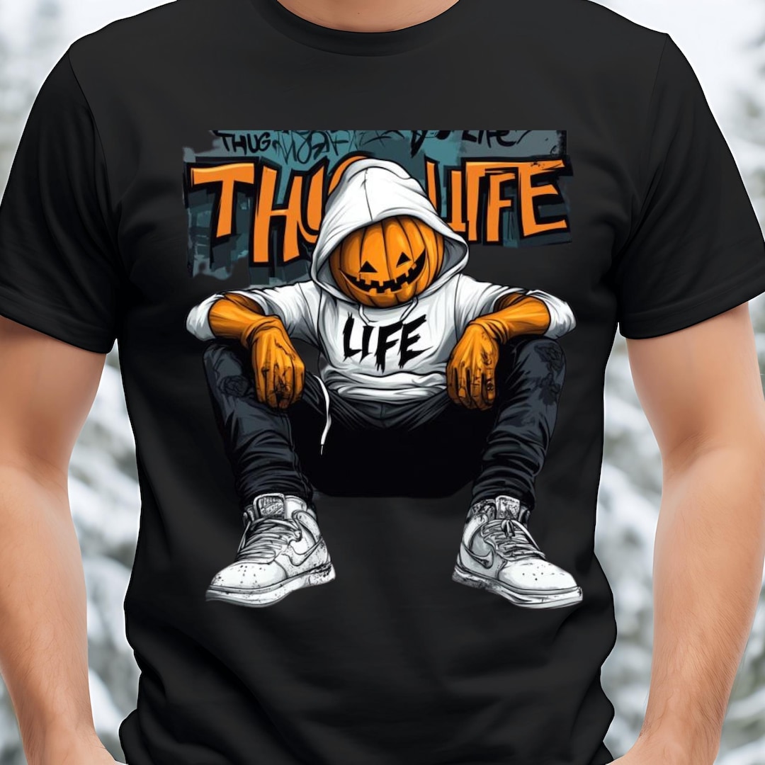 Thug Life Halloween Skeleton PNG: Sublimate Design (digital Download ...