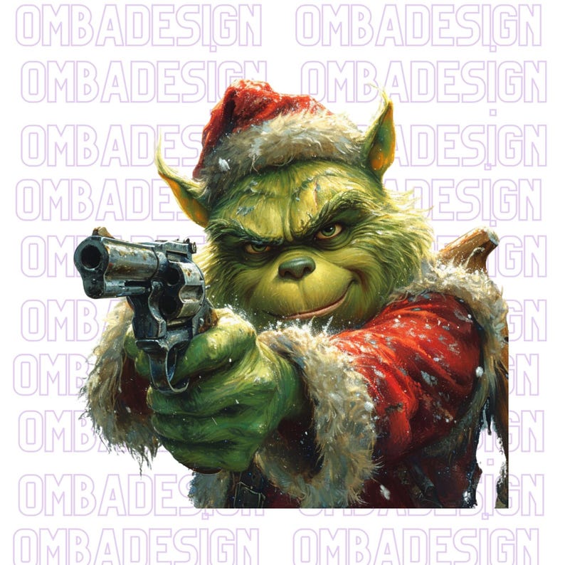 Mafia Grinch - Grinch Christmas Design -PNG -merry Christmas Png ...