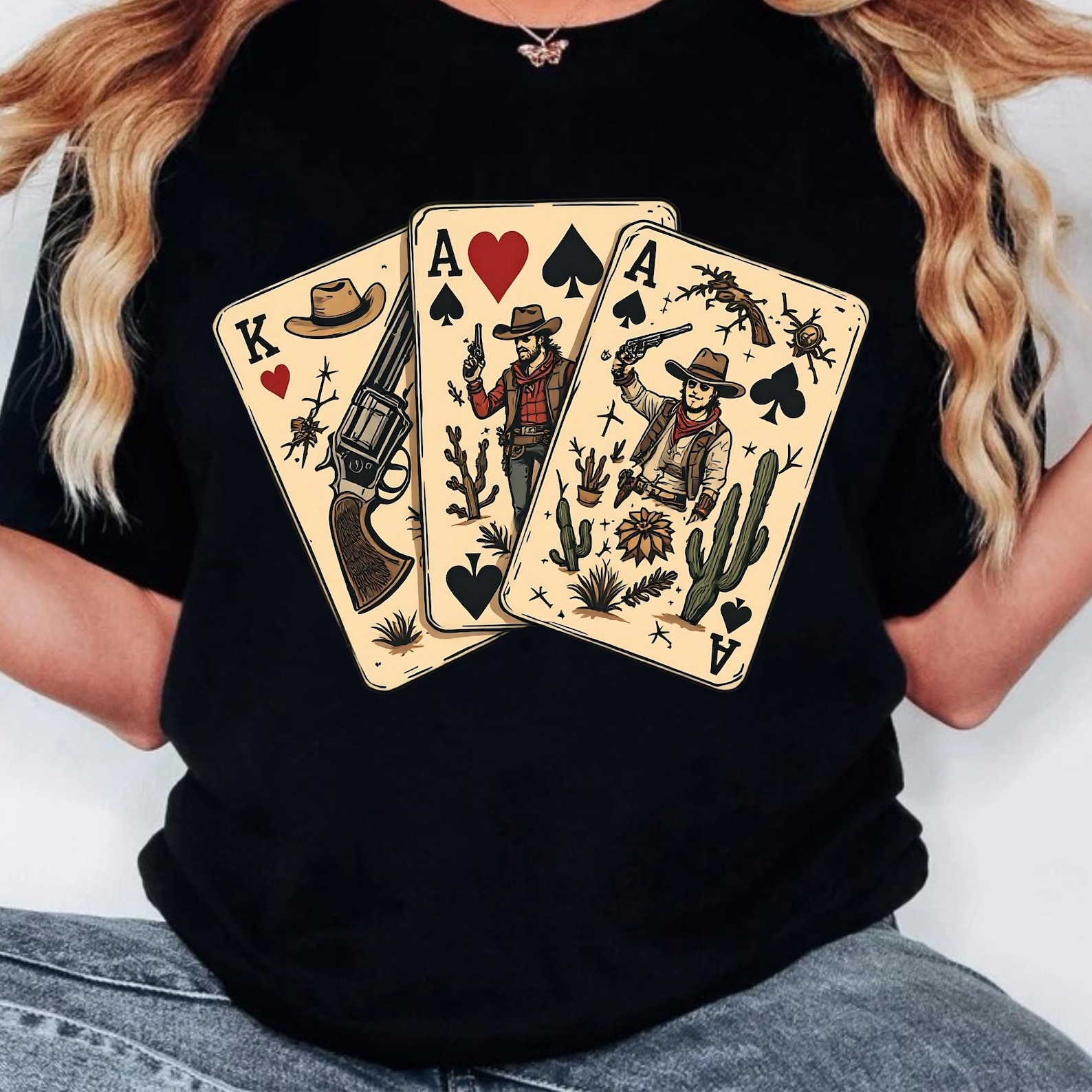 Western Poker Png, Cowboy Card Design, Wild West Playing Cards, Vintage ...