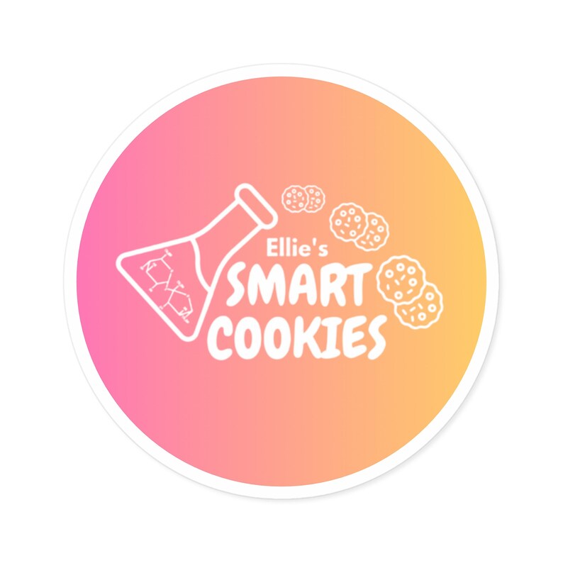 Ellie's Smart Cookies Vinyl Decal - Etsy