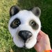 Panda Mask Adjustable Elastic Band Therian Dress-up Halloween Kids ...