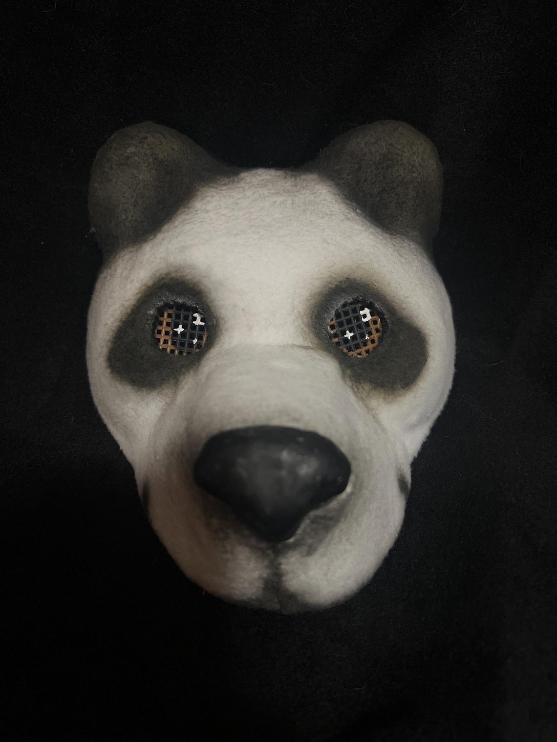 Panda Mask Adjustable Elastic Band Therian Dress-up Halloween Kids ...