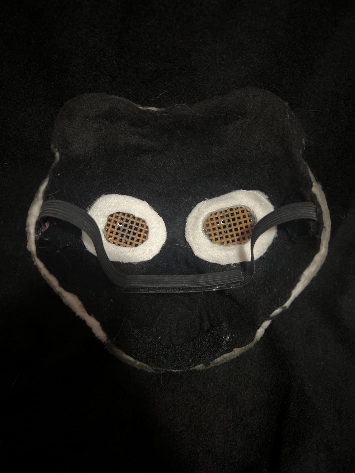 Panda Mask Adjustable Elastic Band Therian Dress-up Halloween Kids ...