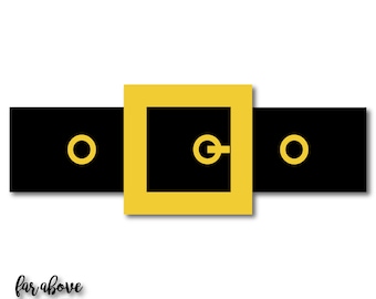 Santa belt buckle | Etsy