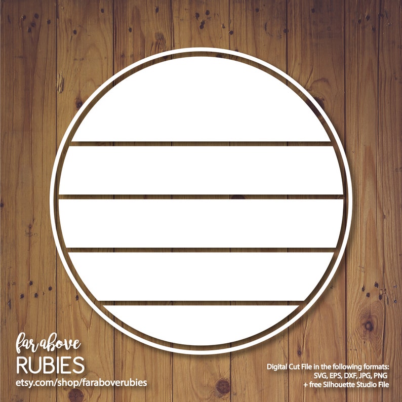 Ombre Horizon Circle SVG EPS dxf png jpg digital cut file | Etsy