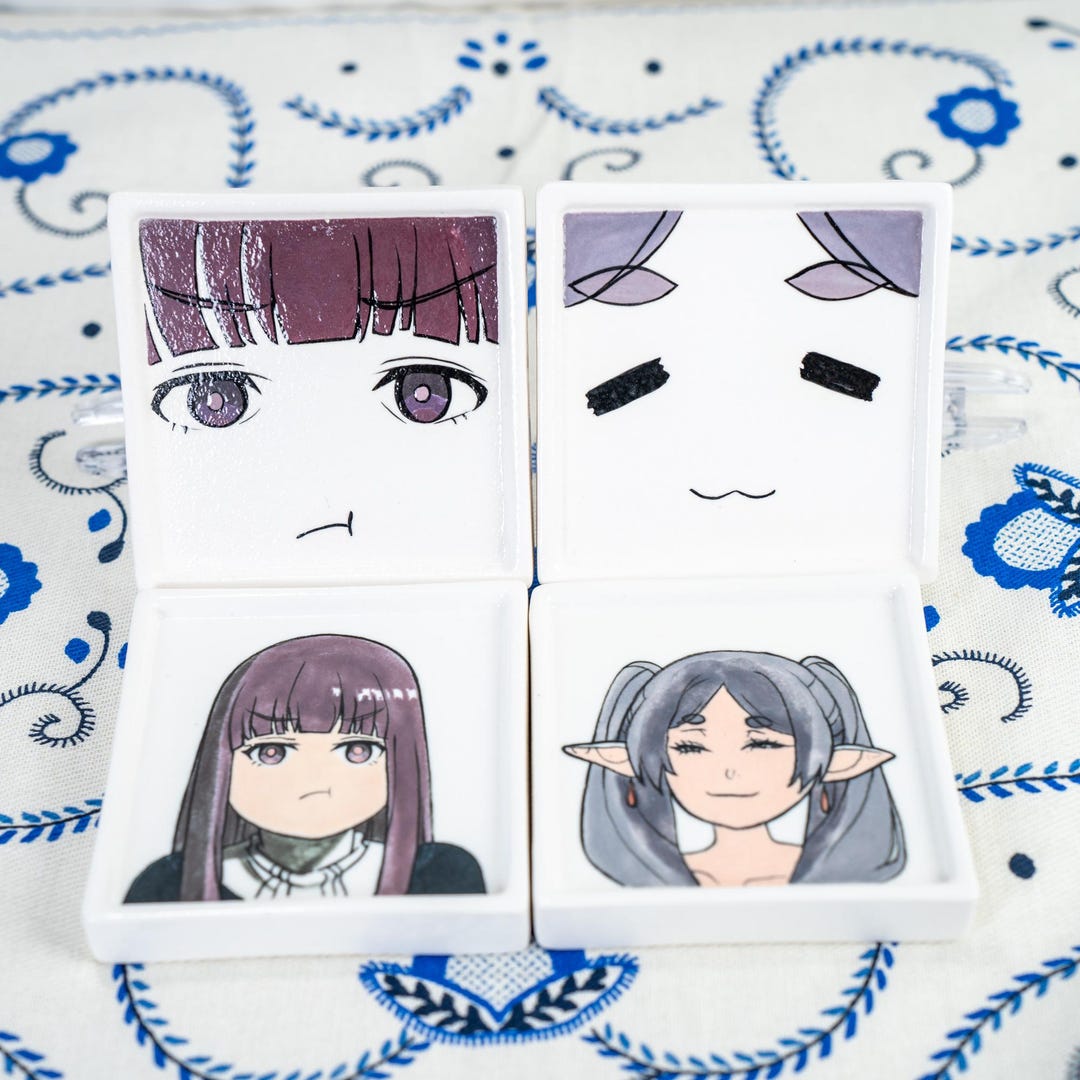 Personalized Anime Character Portrait Dishes Hand-painted Ceramic ...
