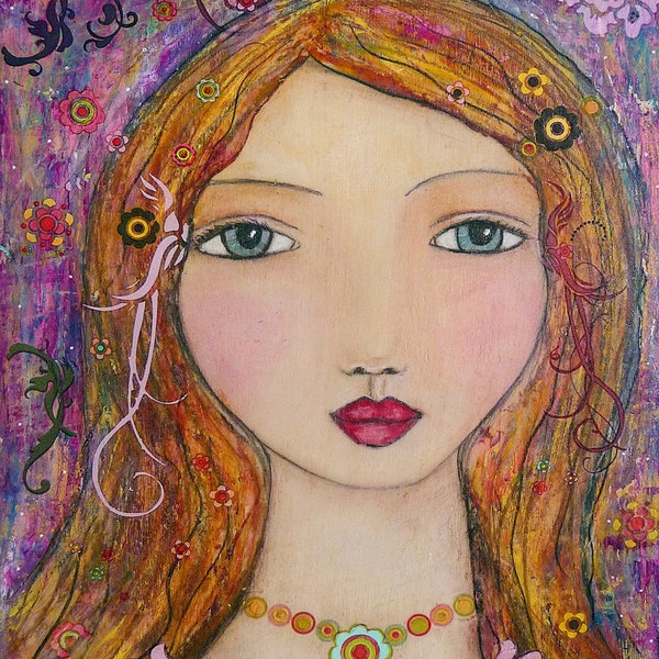 Mixed Media Girl - Etsy