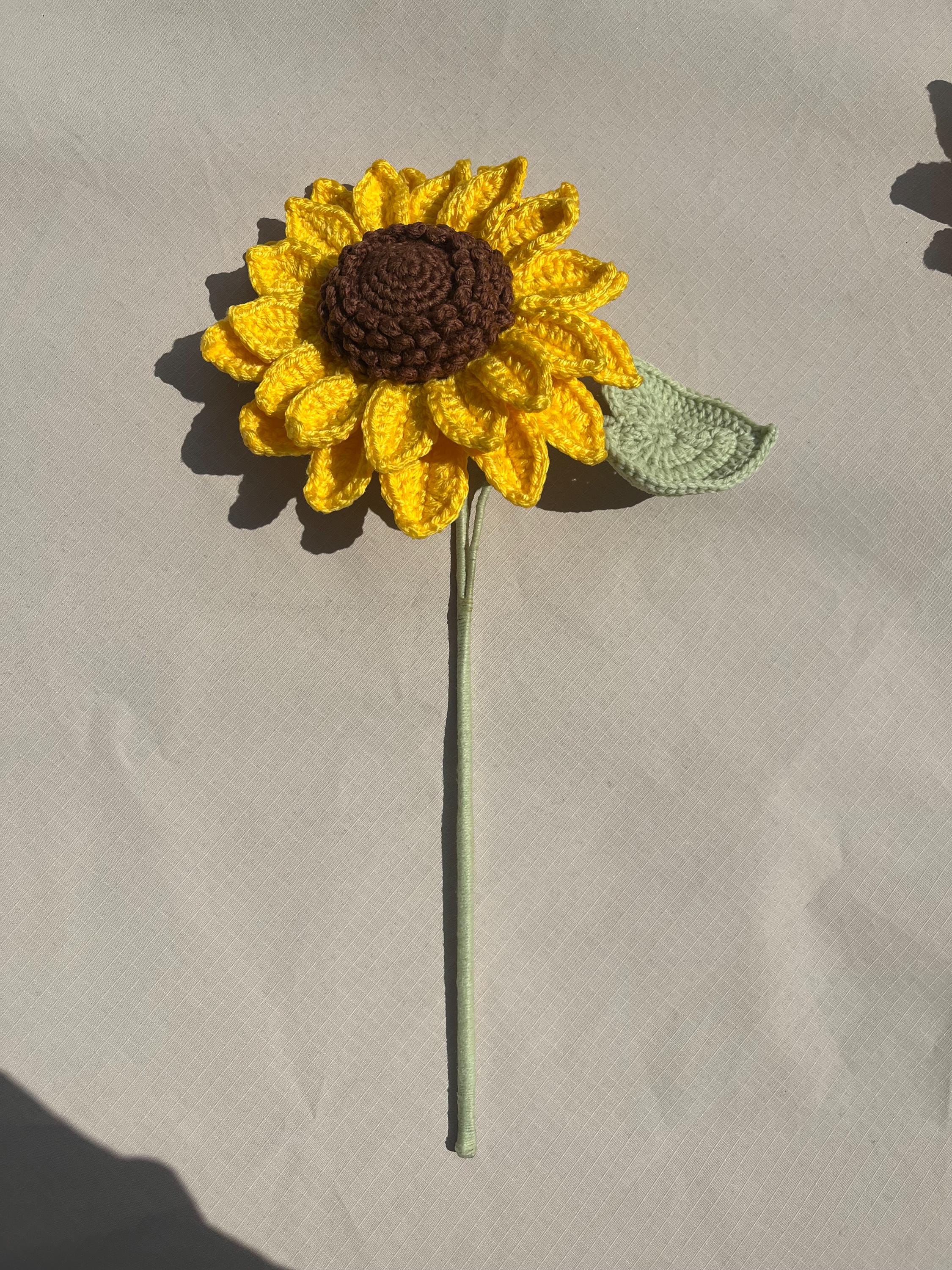Crochet Sunflower Pattern - Etsy