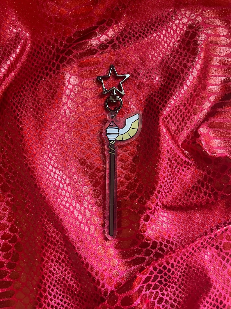 Owl House Staff Keychains - Etsy