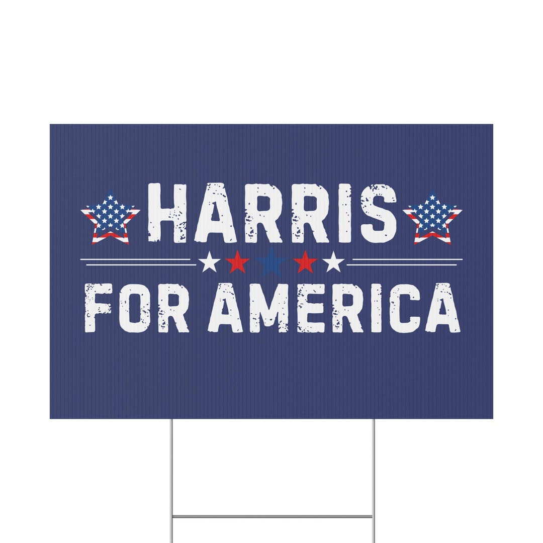 Kamala Harris Signs, Harris 2024 Yard Sign, Harris for America Sign ...