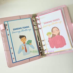 Sinking Fund Savings Challenge SET | Sinking Fund Dashboard & Inserts | Sinking Fund Tracker ...