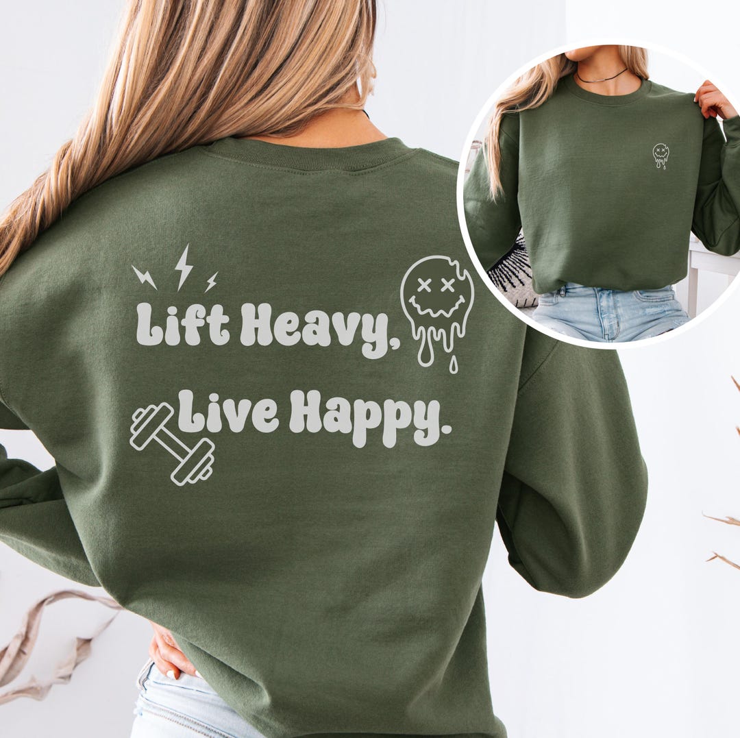 Fitness Sweater Heavy Lift Gym Wear – Weightlifting Shirt Workout ...