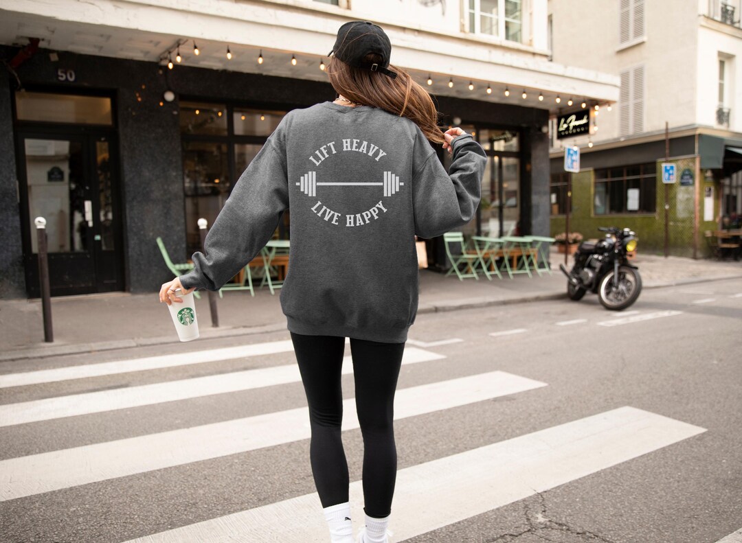 Fitness Sweater Heavy Lift Gym Wear – Weightlifting Shirt Workout ...