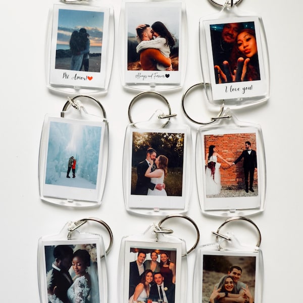 Mini Polaroid Keychain - Etsy