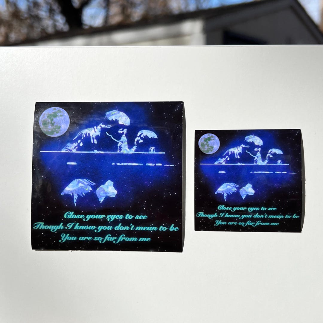 Brent & Jessica Mydland Sticker - Etsy