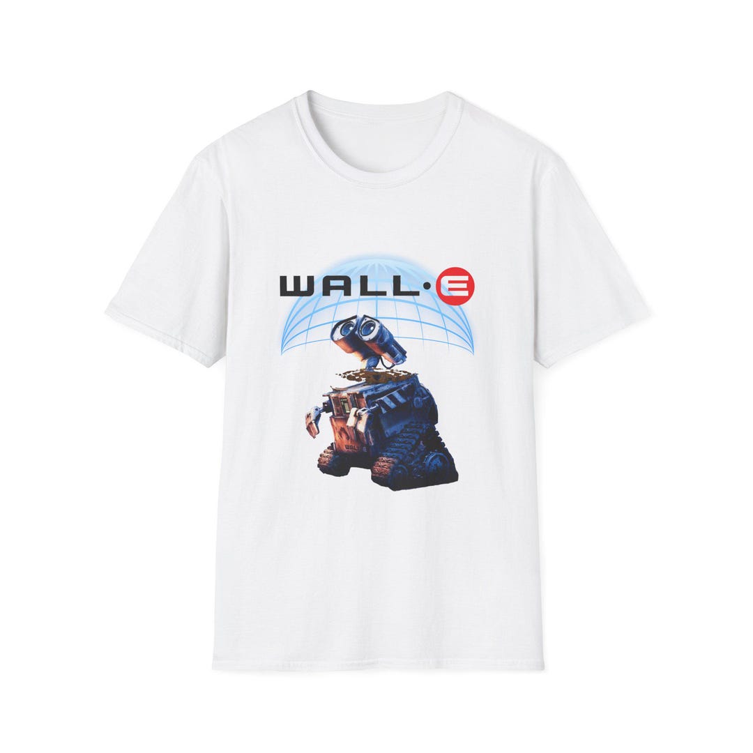 Wall-e Unisex Softstyle T-shirt| Cute Robot Tee| Wall-e Gift| Kids ...
