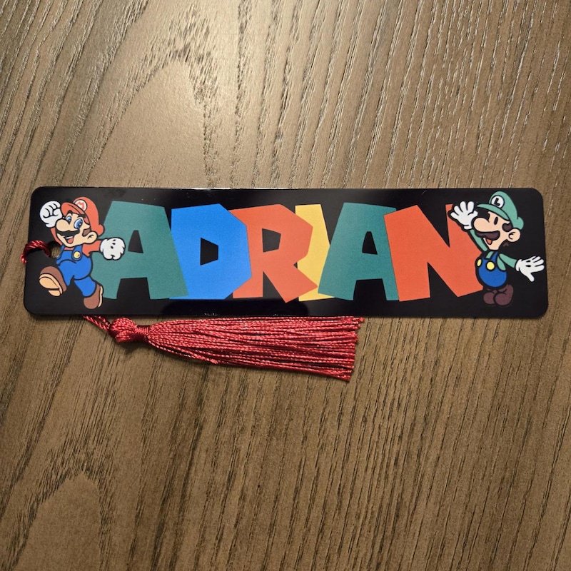 Embroidered Bookmark - Etsy