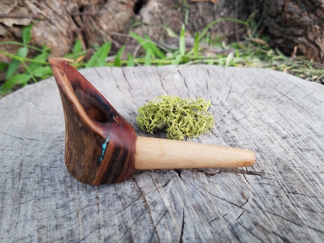 Manzanita Wood Pipe, Live Edge Wood, Maple Wood, Cob Style, Mapacho ...