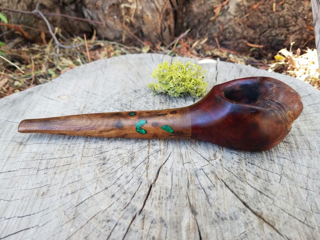 Manzanita Wood Pipe, Live Edge, Mapacho Tobacco Pipe, Collectors Pipe ...