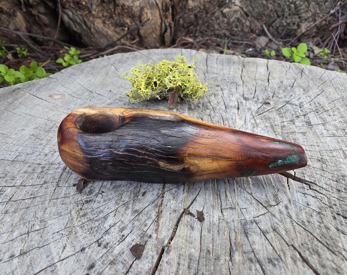 Mini Wood Pipe, Manzanita Wood, Live Edge Wood, Mapacho Tobacco Pipe ...
