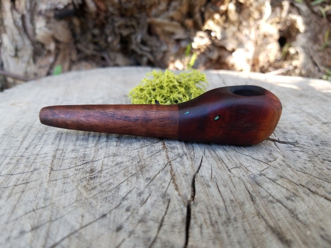 Manzanita Wood Pipe, Live Edge, Mapacho Tobacco Pipe, Wood Smoking Pipe ...