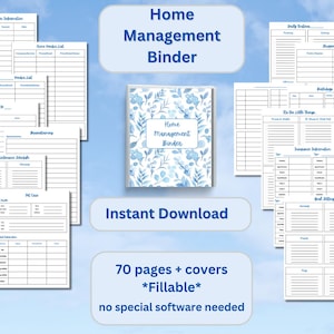 Home Management Binder Organization for Busy Parent Help Organizing ...