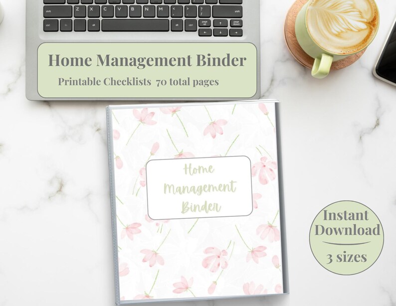 Busy Mom Home Management Binder Organize Life Binder Household ...