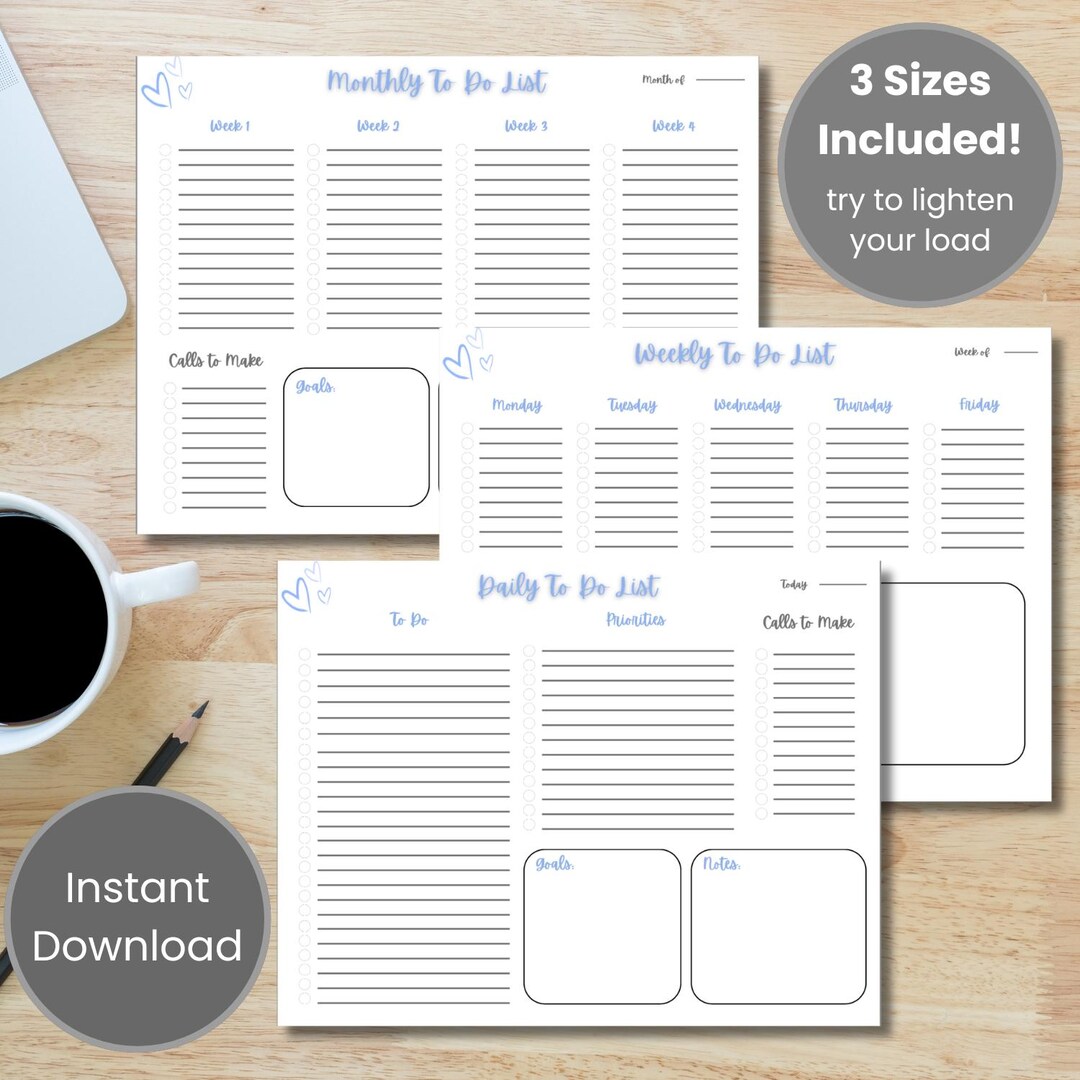 Busy Mom Organizational Help to Do List Busy Parent Checklist Working ...
