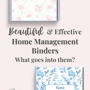 Busy Mom Home Management Binder Organize Life Binder Household ...
