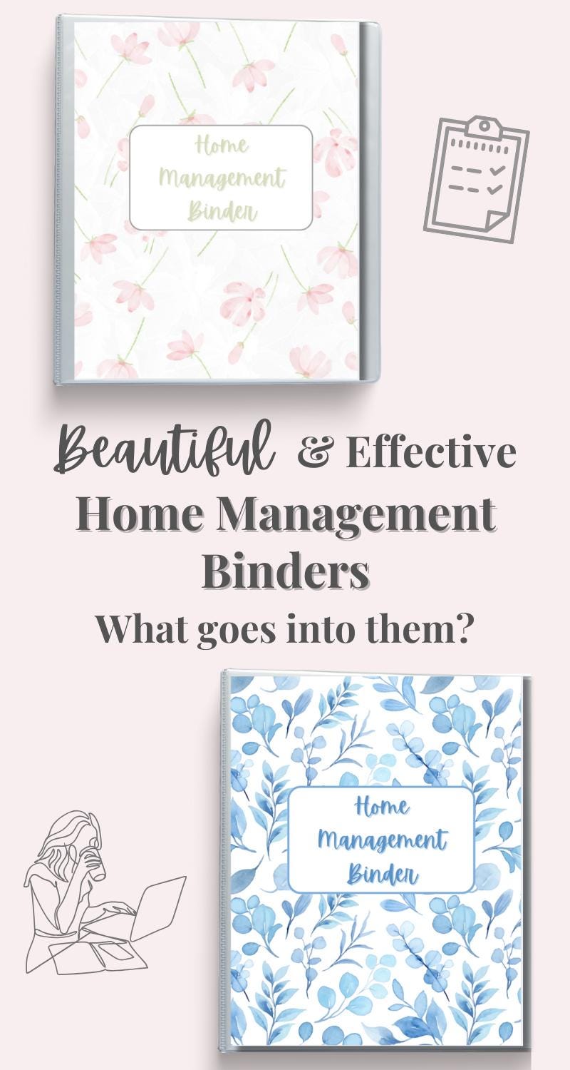 Busy Mom Home Management Binder Organize Life Binder Household ...