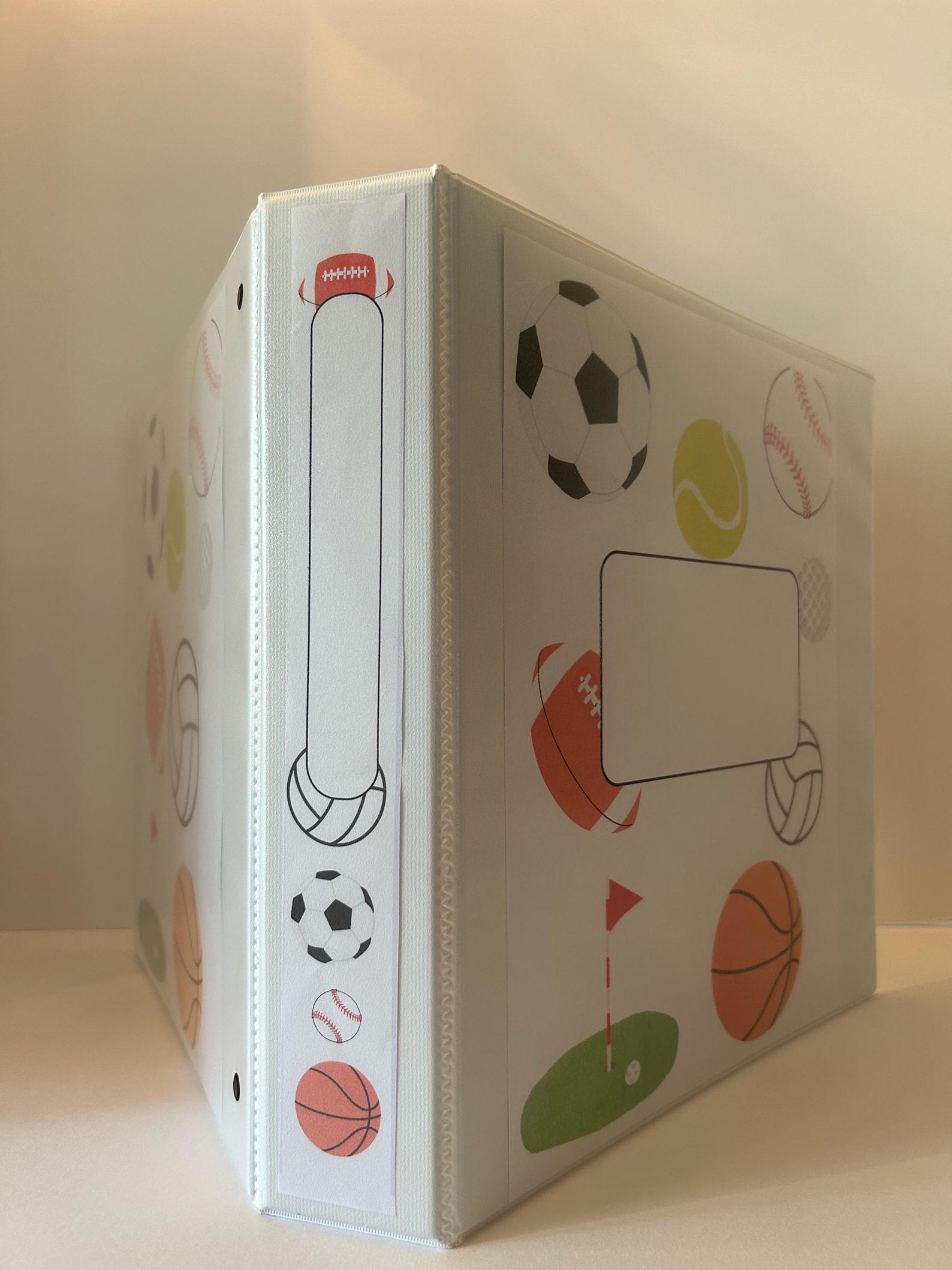 Binder Cover Sports Theme Perfect Back to School All Year School ...